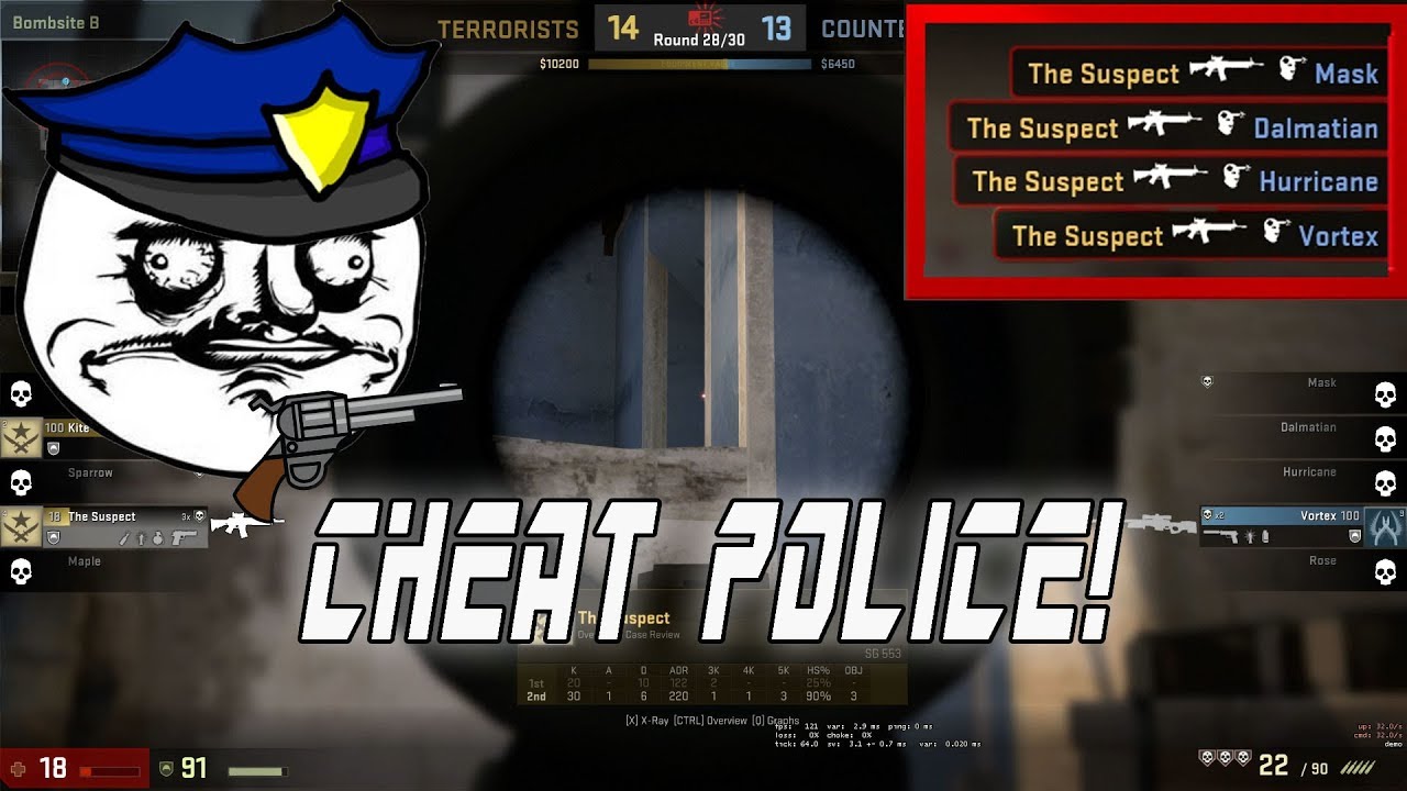 CS:GO Cheat Police! Overwatch Highlights - YouTube