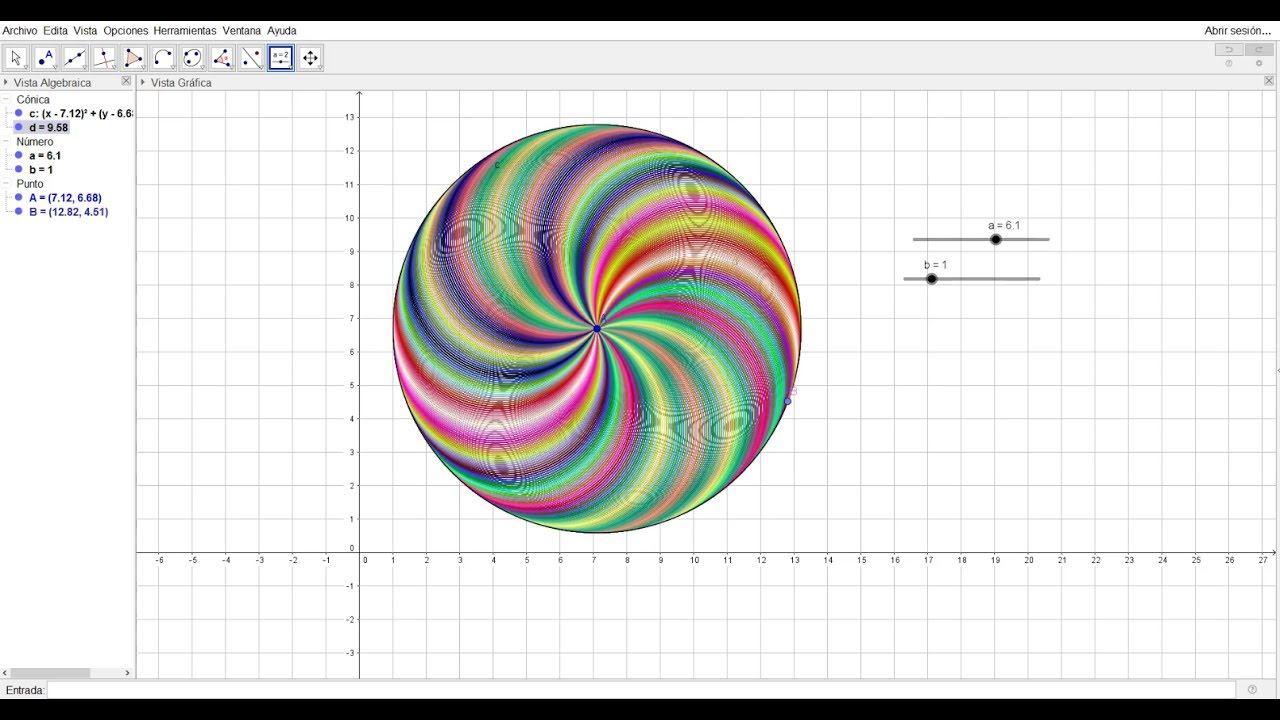 GeoArt - ¡Arte en GeoGebra! - YouTube