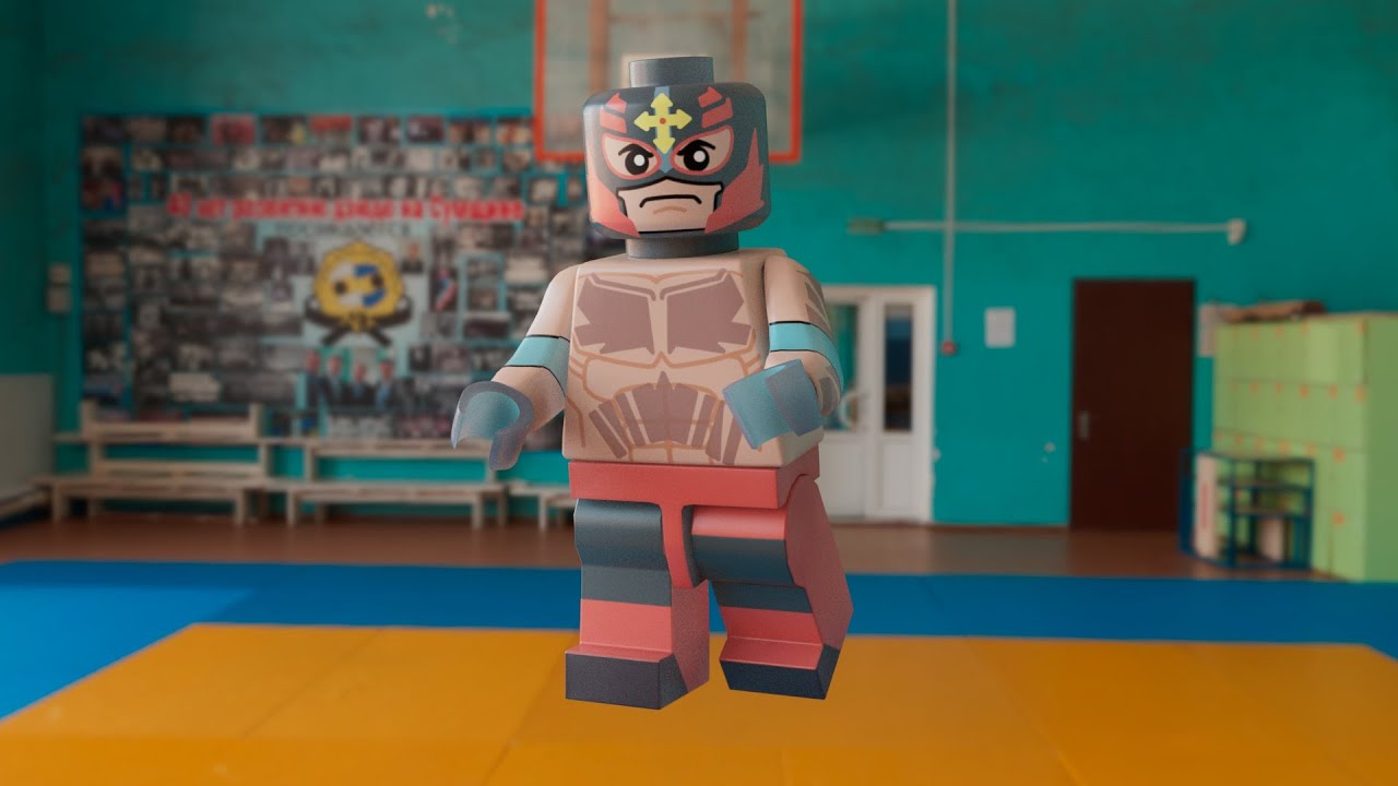 Lego Rey Mysterio - YouTube