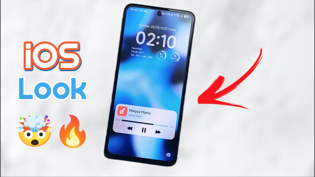 iOS MIUI Theme - The Best LockScreen you'll ever see in MIUI - YouTube