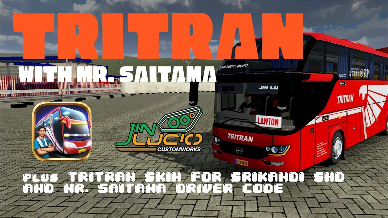 TRITRAN BUS | Srikandi SHD / HINO RM | BUSSID Philippines | Typhoon JIN ...