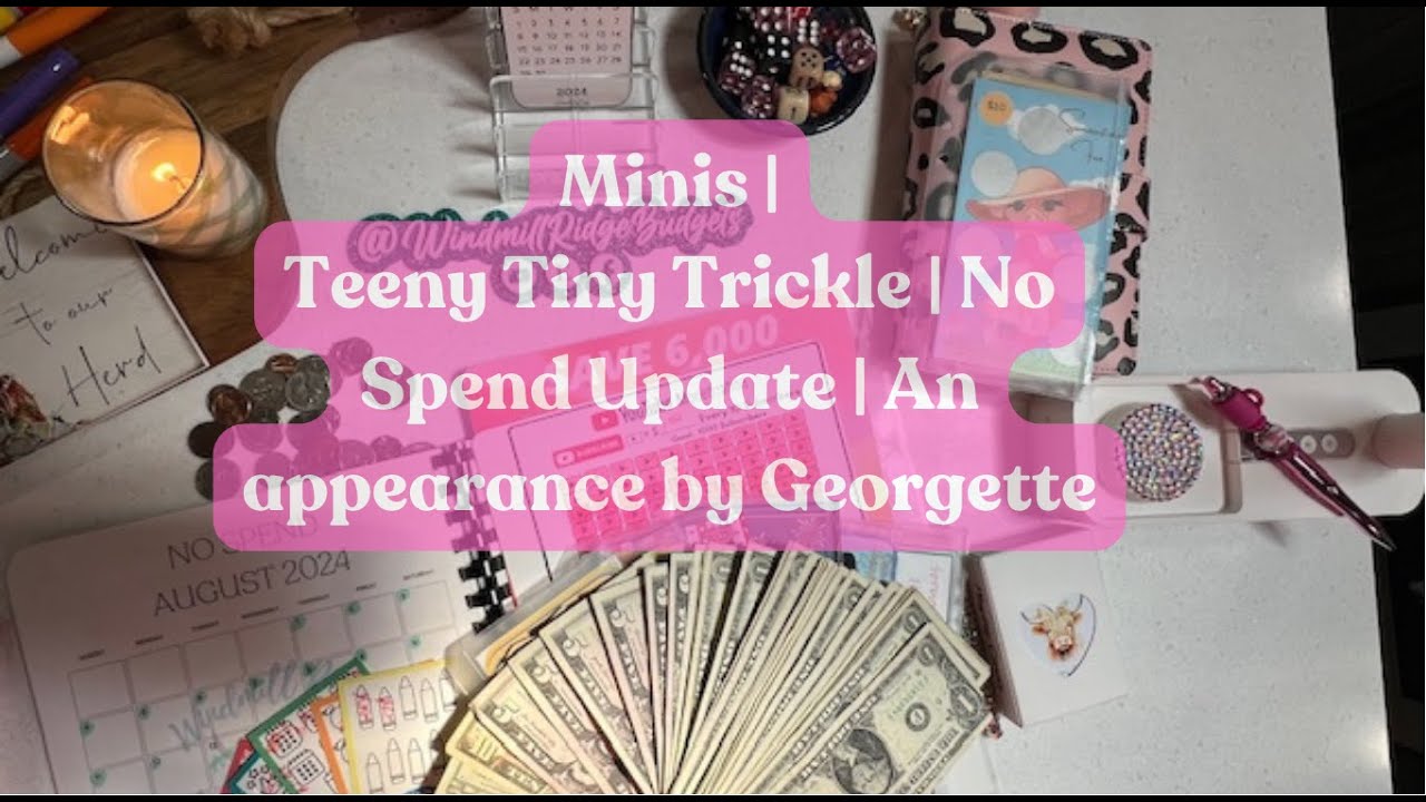 Minis | Teeny Tiny Trickle | No Spend Update | An Another Appearance by ...
