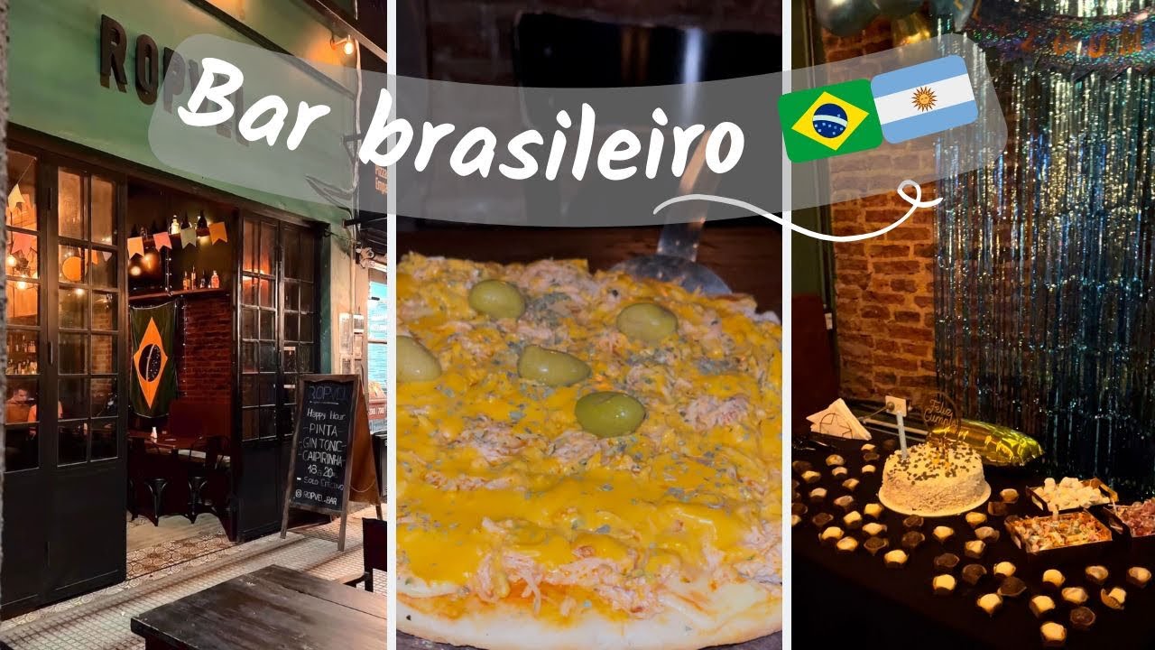 Melhor bar brasileiro que fomos em Buenos Aires (Até hoje) 🇧🇷🔄 🇦🇷 - YouTube