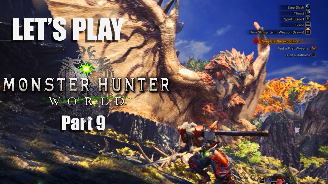 Monster Hunter World Part 9 RAJA LANGIT RATHALOS - YouTube