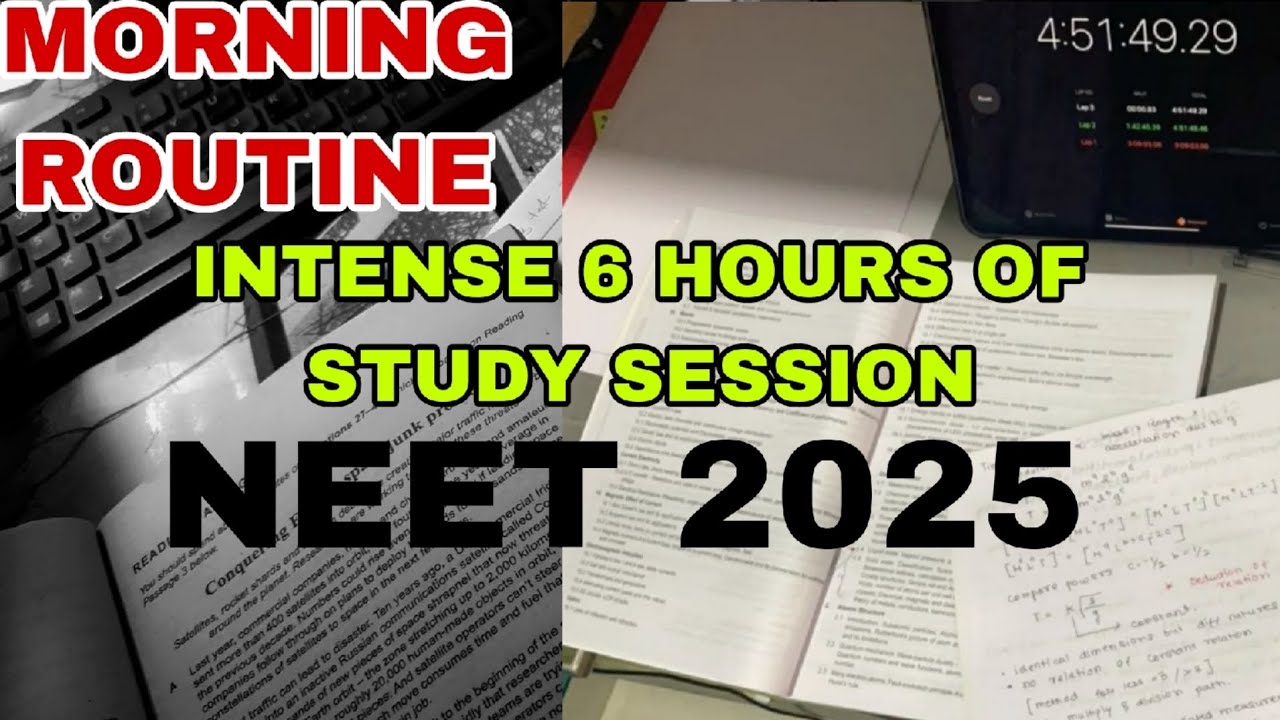 "6 Hours of Intense NEET Study Session: My Journey to Achieving a ...