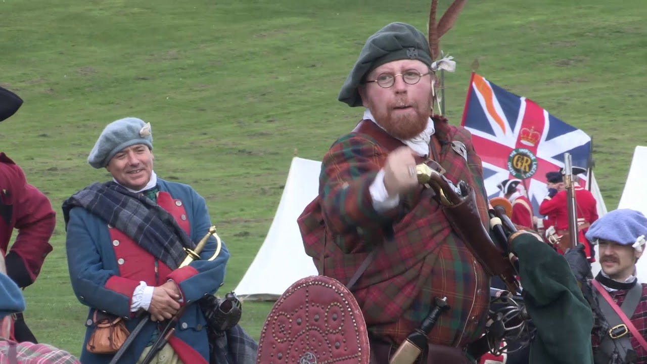 Battle of Prestonpans 1745 (re-enactment highlights 2018) - YouTube