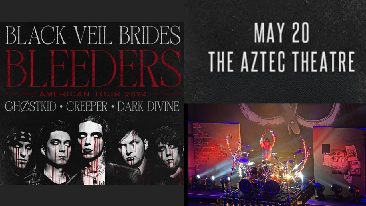 Black Veil Brides - Christian 'CC' Coma Drum Solo - Bleeders Tour - May ...