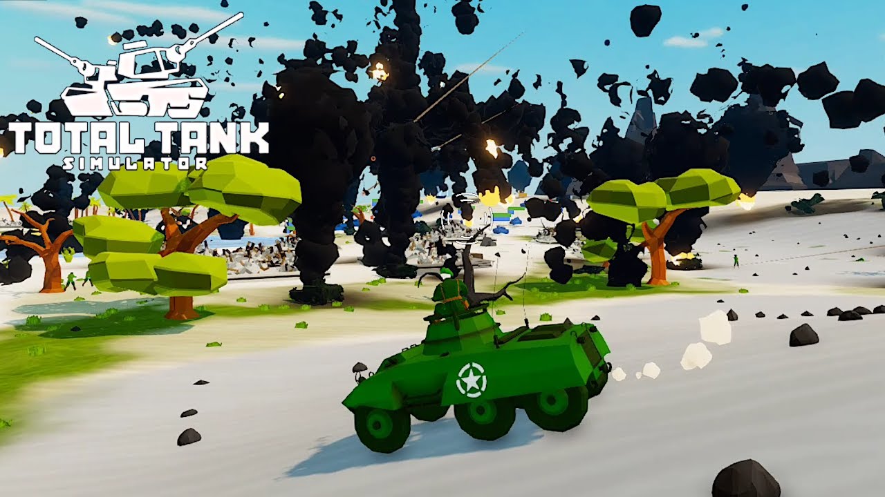 We go to war, and drive some stuff in Total Tank Simulator - First Time ...