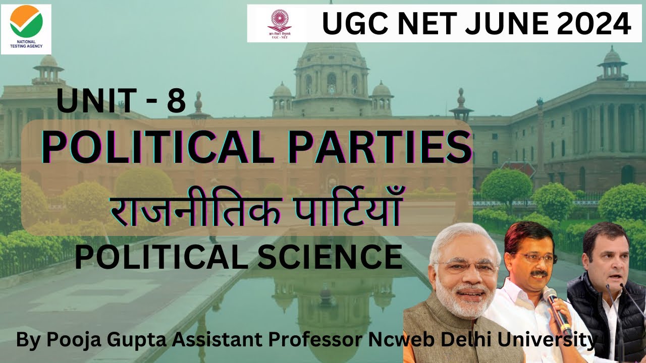 UGC NET Political Science Unit-8| Political Parties| Important Thinkers ...