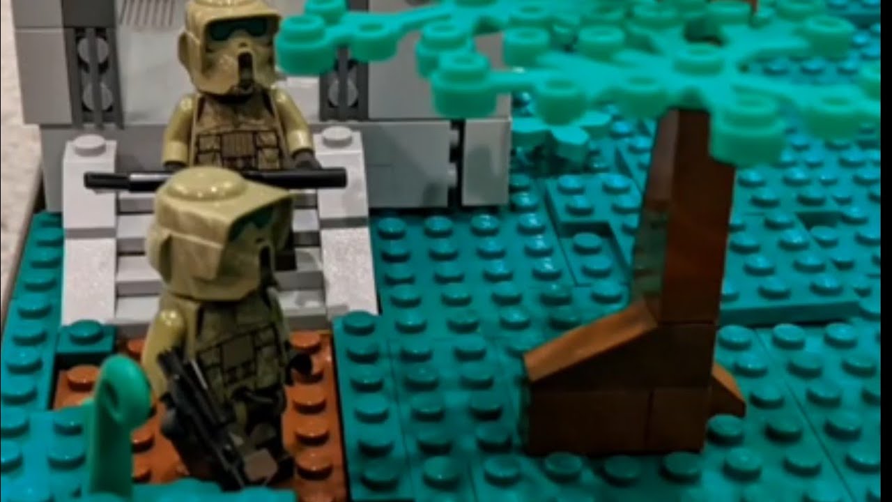 41st Elite Clone Forest Base | Lego Star Wars moc - YouTube