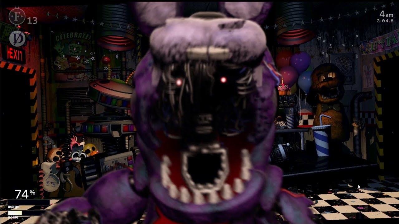 Classic Withered Bonnie in Ultimate Custom Night (UCN Mods) - YouTube