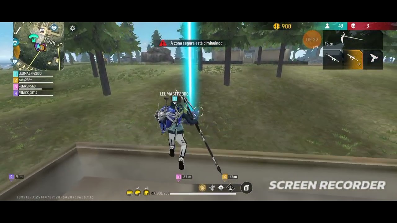 SAMSUNG A05 PARTIDA RANQUEADA FREE FIRE - YouTube