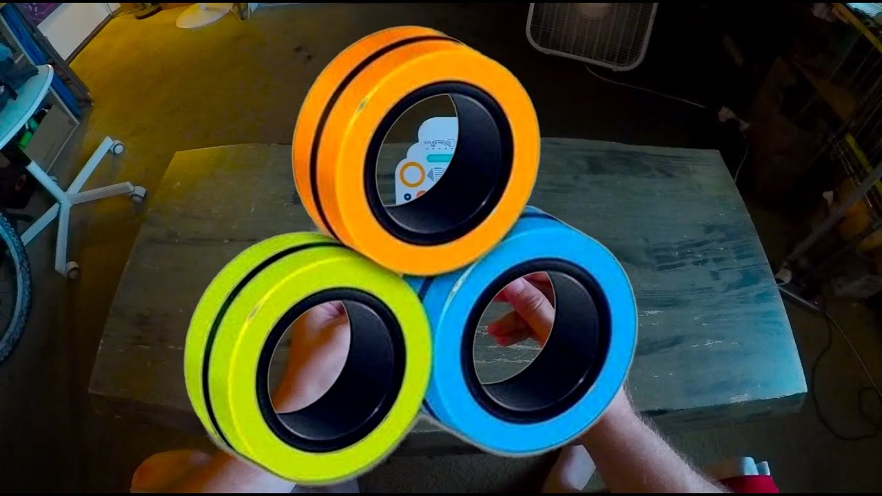 Magnetic Fidget Rings Unboxing - YouTube