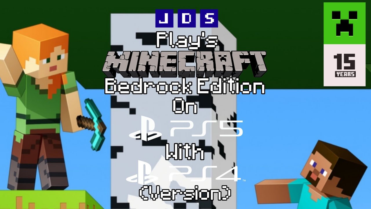 JDS Play's MINECRAFT: Bedrock Edition On PS5 (PS4 Version) - YouTube