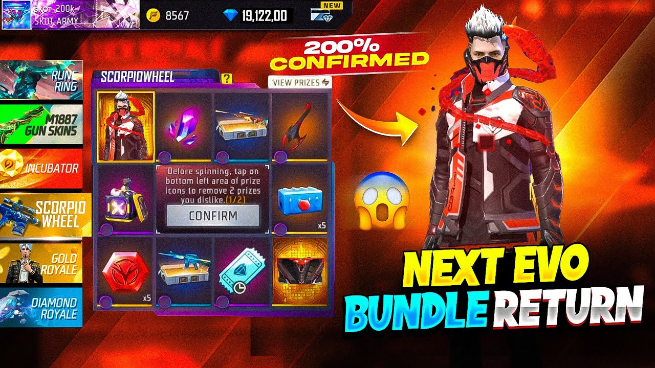 Evo Bundle Return Date| Cobra Bundle Return Booyah Bundle Return] Free ...