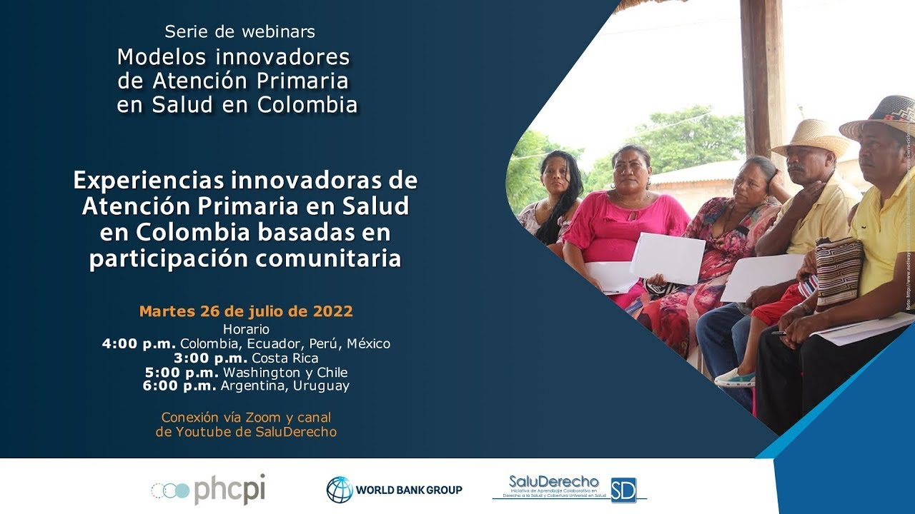 Experiencias innovadoras de APS en Colombia basadas en participación comunitaria - YouTube