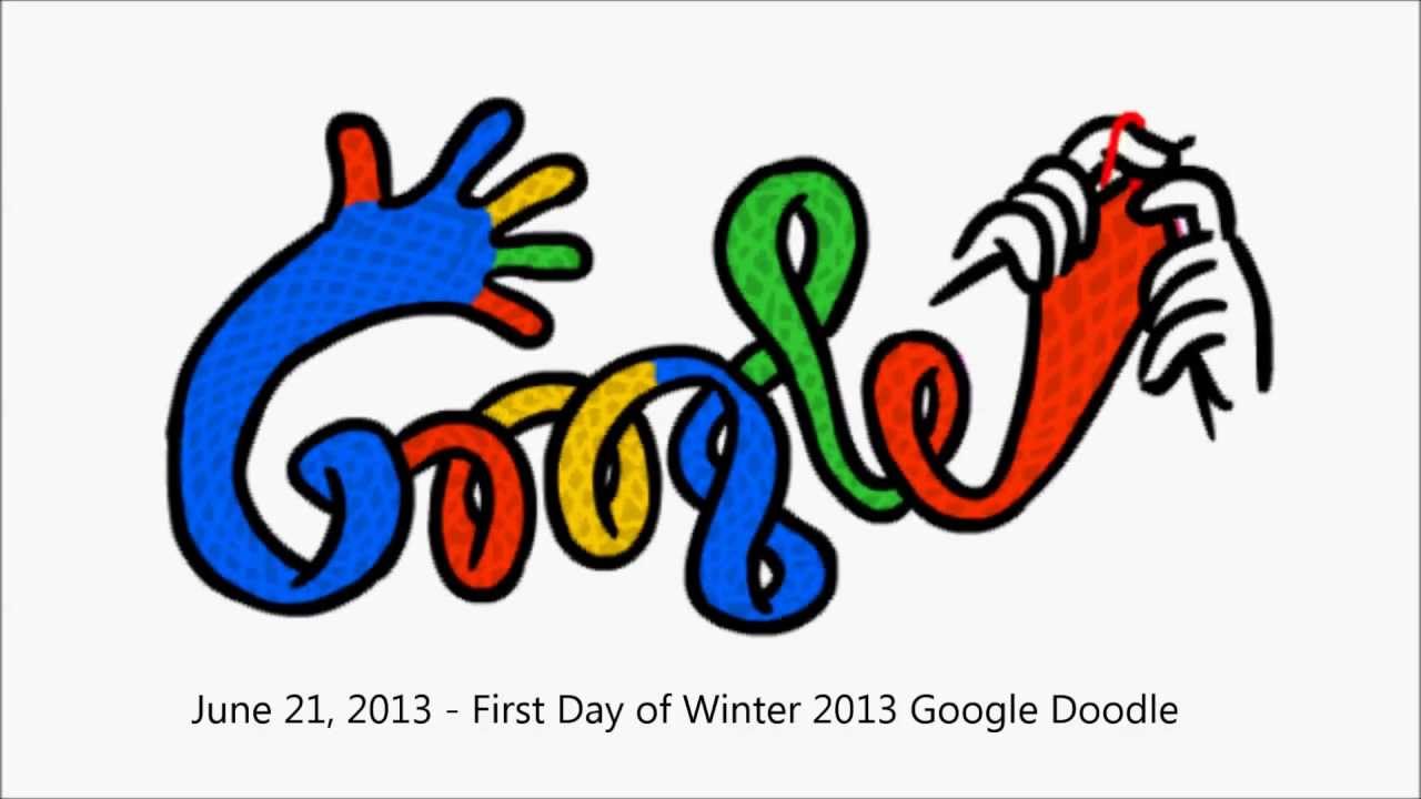 First Day of Winter 2013 Google Doodle - YouTube