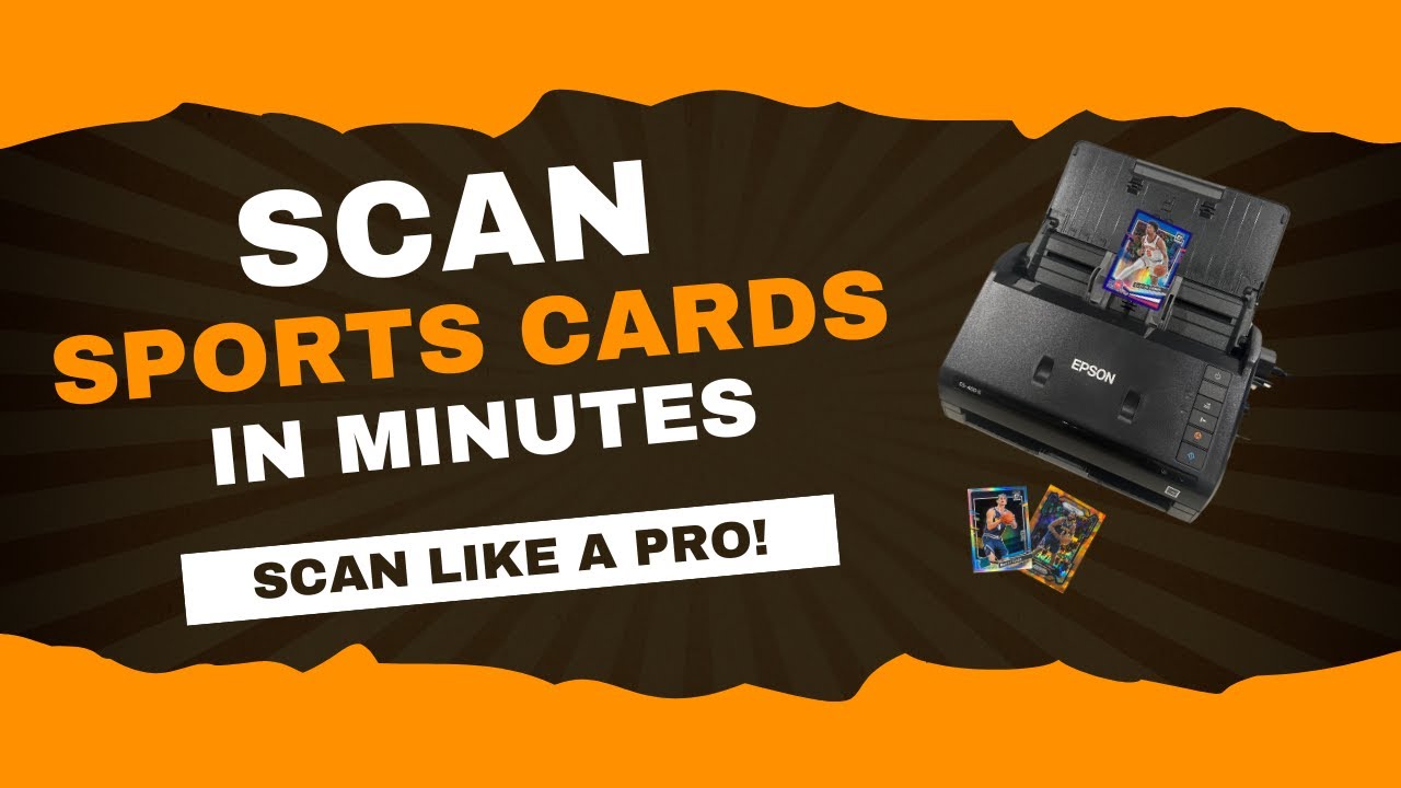 Scanning Sports Cards With An EPSON ES-400 - YouTube