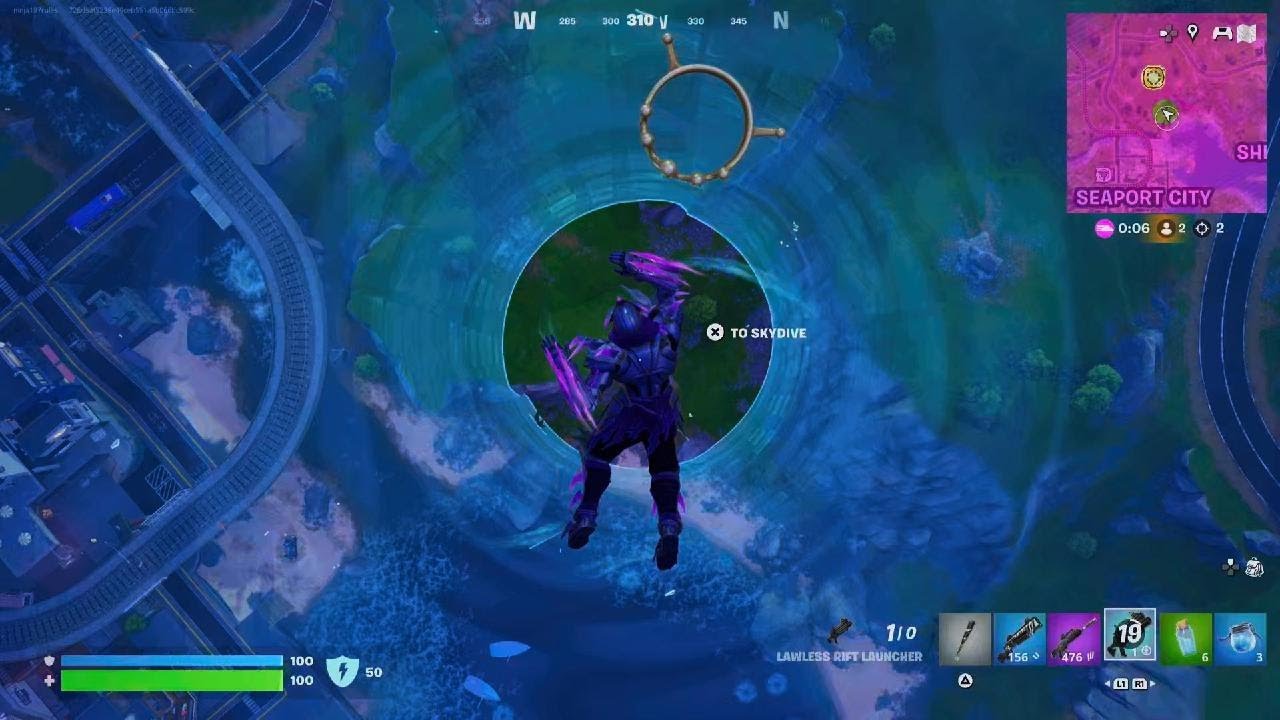 Fortnite Rift Launcher Victory Royale - YouTube