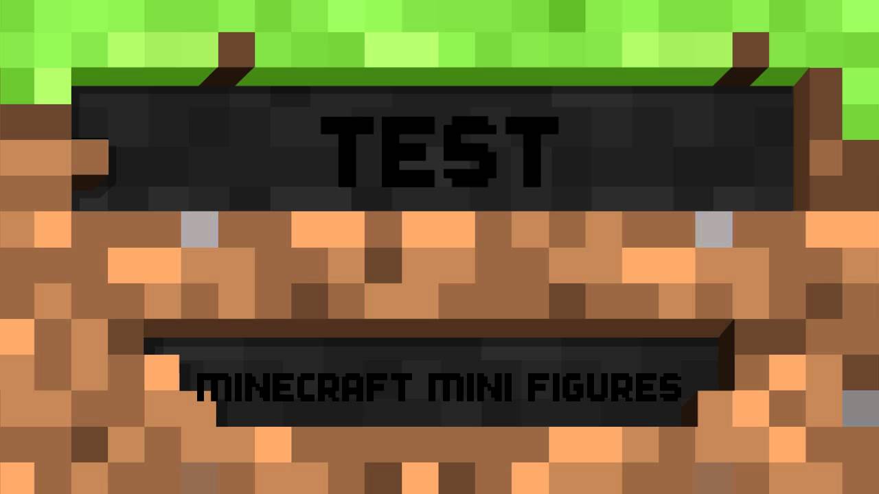 Minecraft mini figures stop motion monster school - YouTube