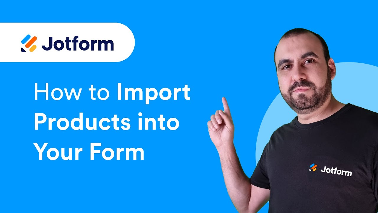 How to Import Products into Your Form - YouTube
