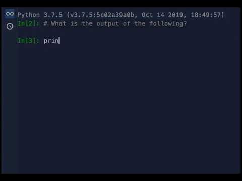 Python Quiz 6 | Python | Comment below - YouTube