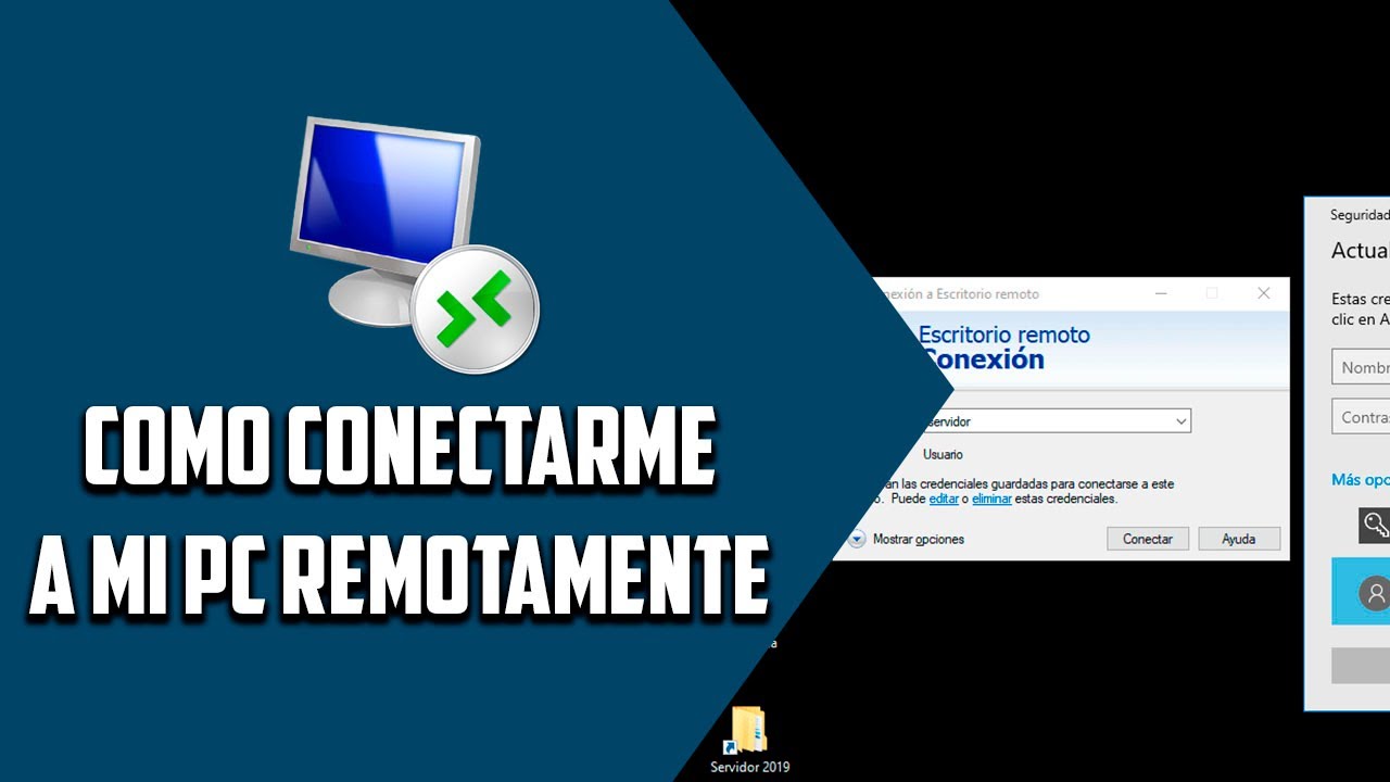 Como configurar escritorio remoto en windows 10 - YouTube
