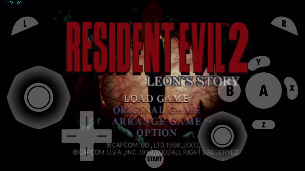 gamecube for ios- Resident Evil 2 (Gameplay and Menu Testing) gc4ios ...