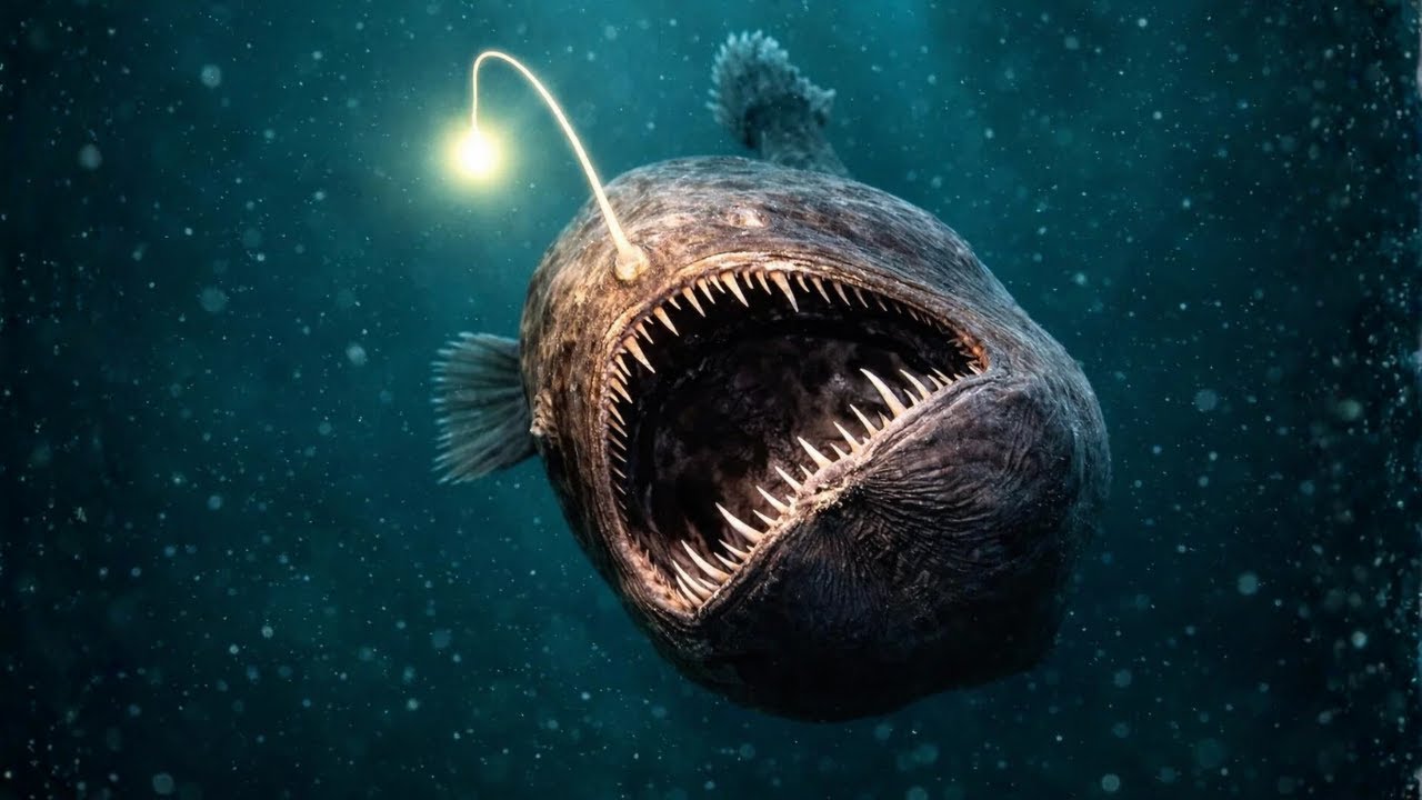 THIS FISH USES LIGHT TO HUNT IN TOTAL DARKNESS - YouTube