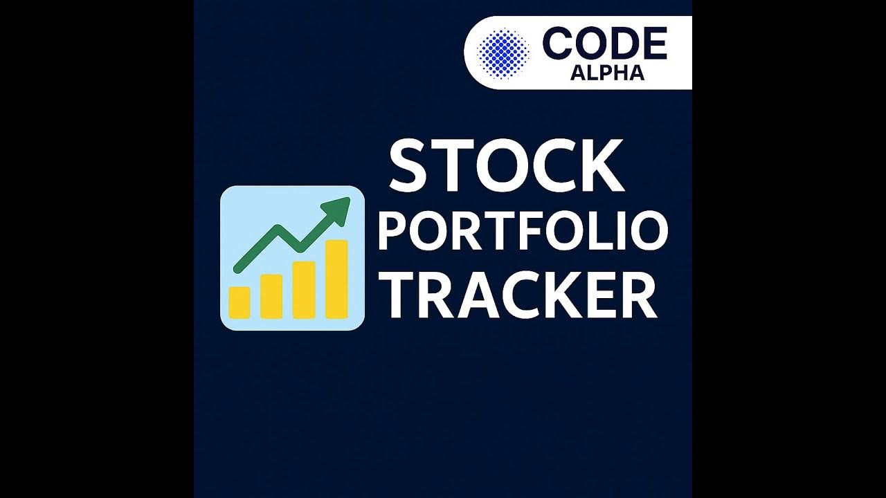 Python Stock Portfolio Tracker ( Code Alpha Python Programming Internship Program 04/2025) - YouTube