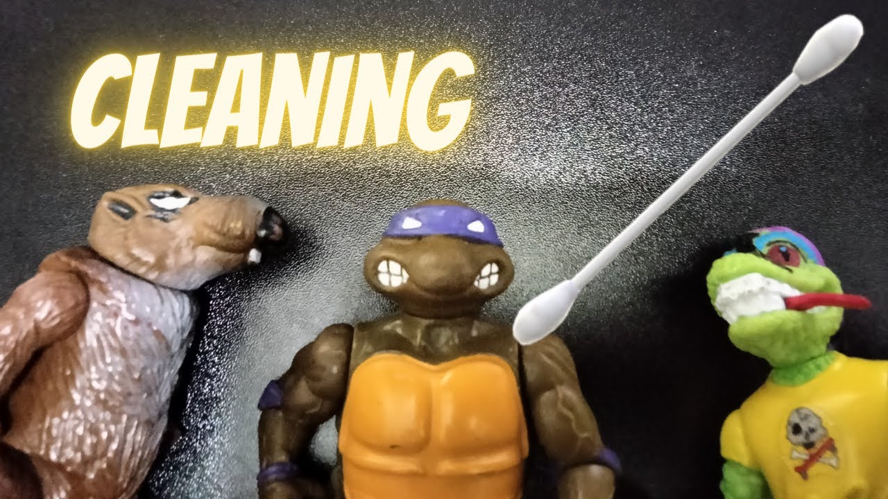 Cleaning Old TMNT Figures - YouTube