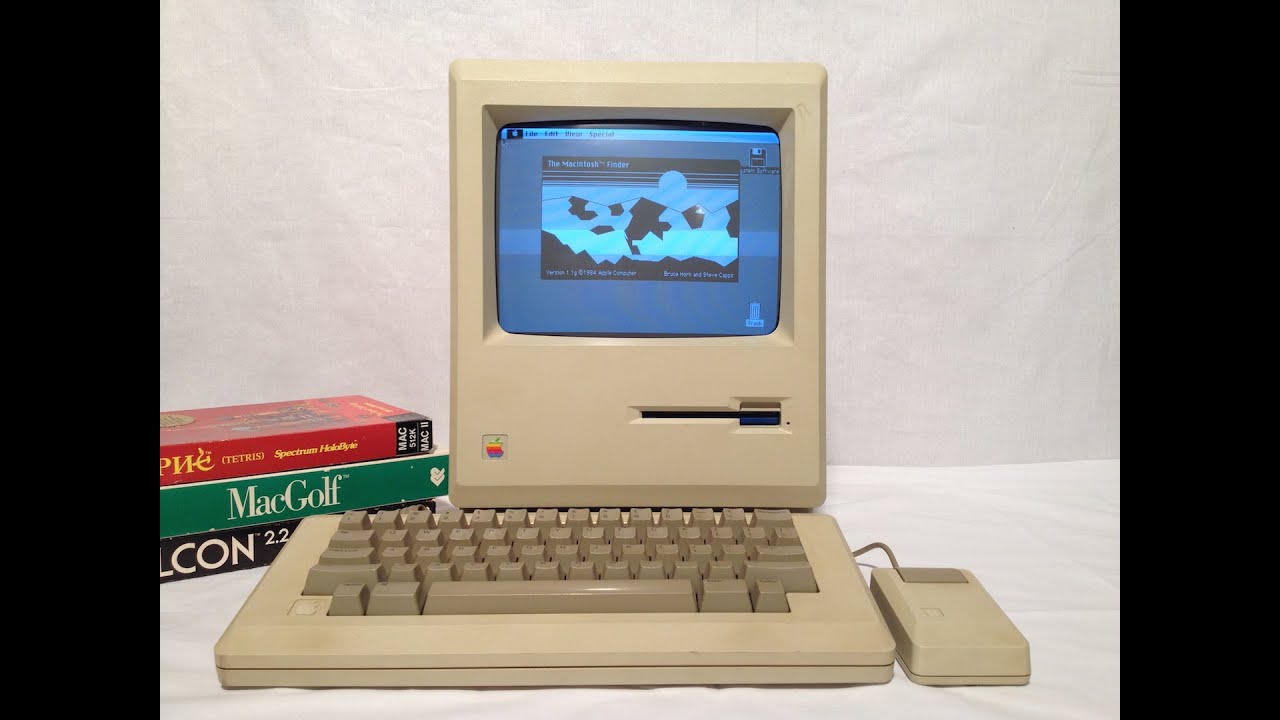 Обзор Apple Macintosh 512k на русском языке - YouTube