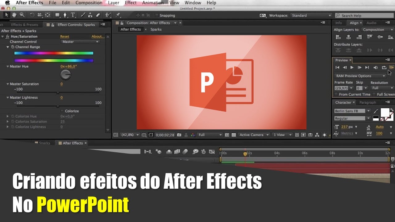 É possível criar elementos com efeitos do After Effects no PowerPoint ...