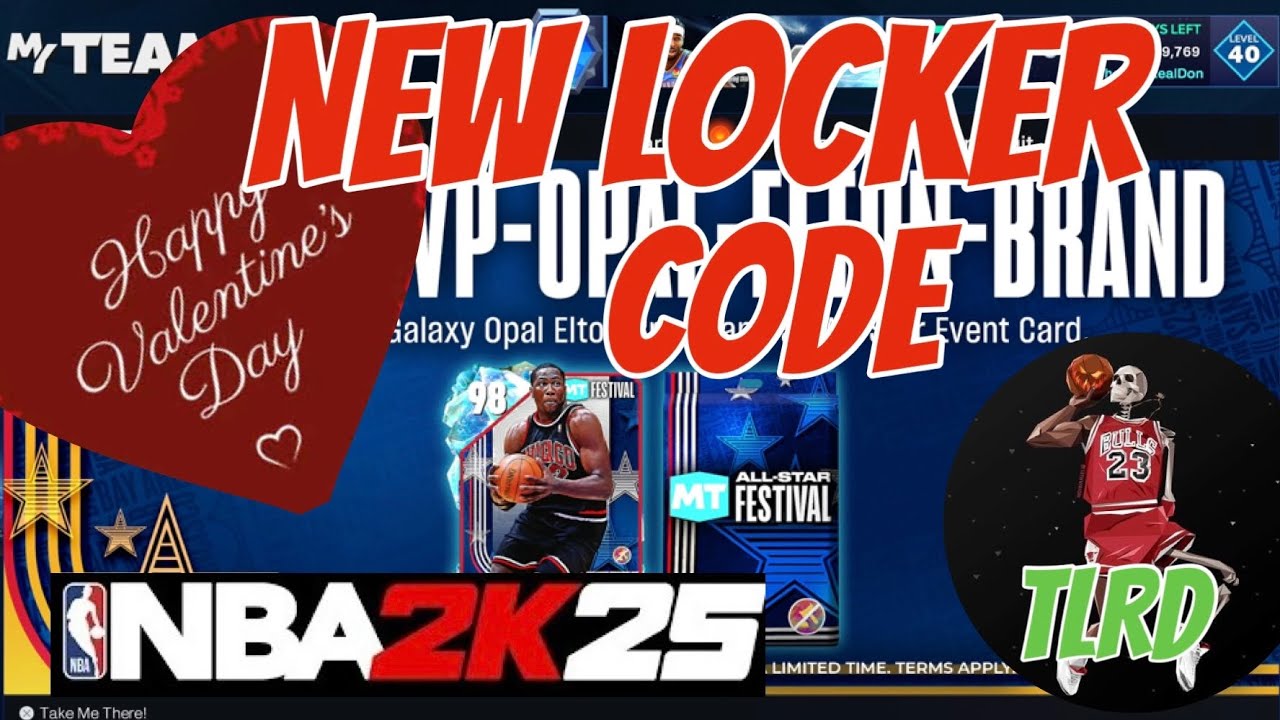 NBA 2K25 Locker Code Happy Valentines day. Allstar weekend. - YouTube