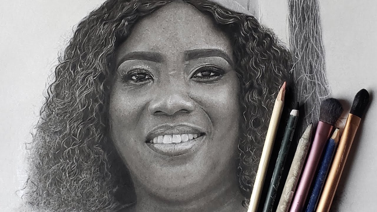 HOW TO DRAW A REALISTIC PORTRAIT || SHADING MOUTH, TEETH AND SKIN WITH ...