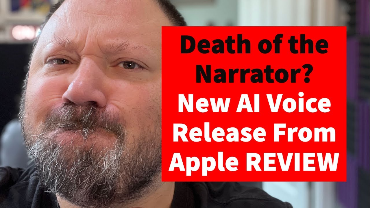 Death of the Narrator - New AI Voice Release From Apple REVIEW - YouTube