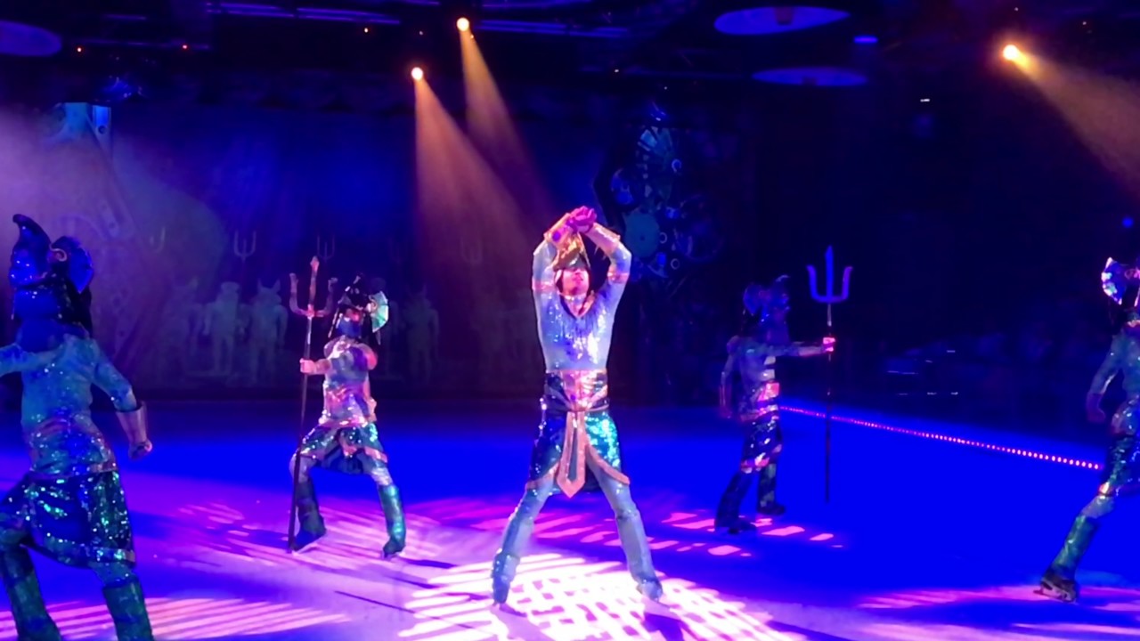 Lorrin Lee's Harmony Of The Seas Ice Show Slow Motion - YouTube