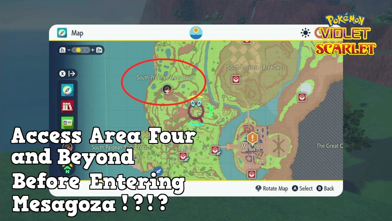 Pokémon Scarlet and Violet - Access South Province Area Four and Beyond ...
