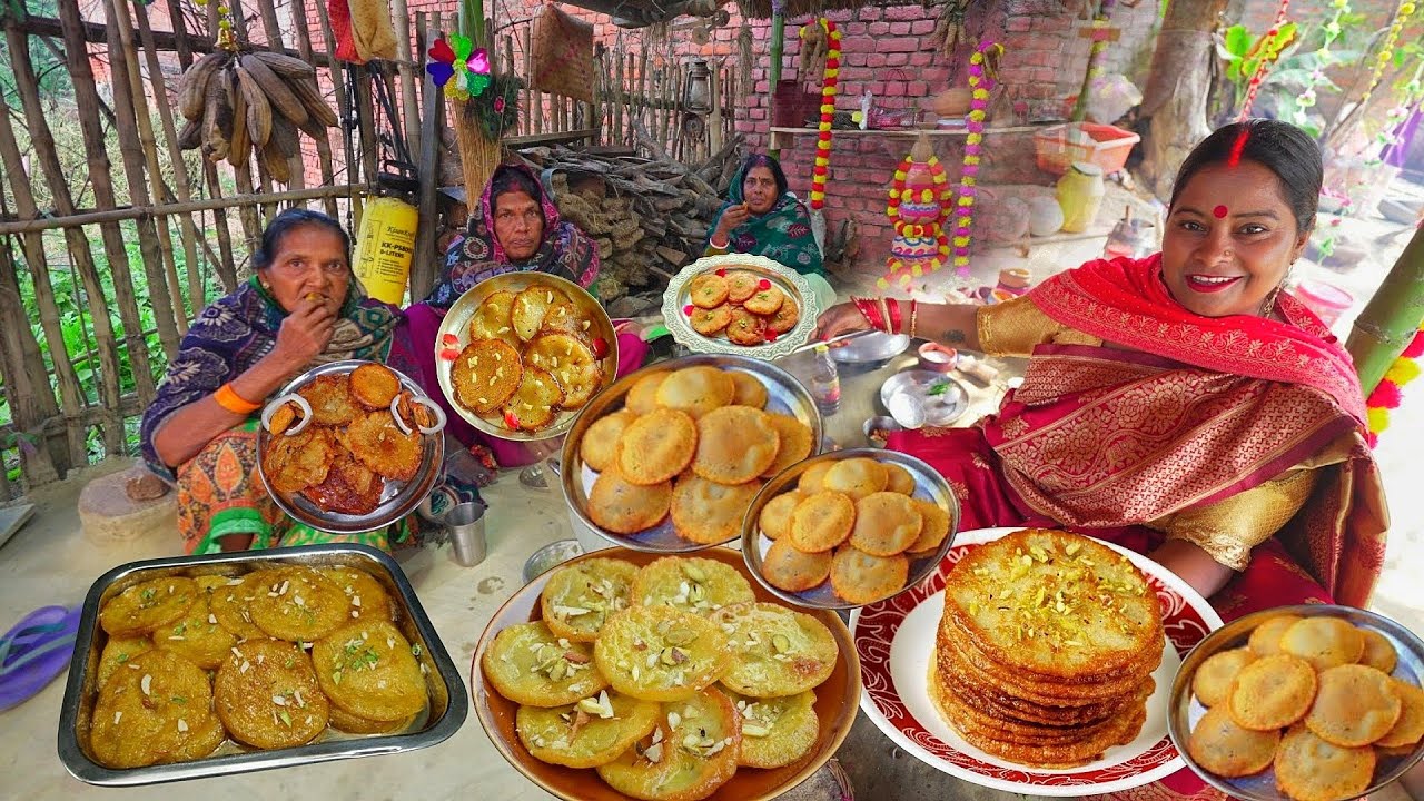 मालपुआ की ऐसी रेसिपी कभी नहीं देखी होगी मेरे गांव के तरीके से बनाये आटे ...