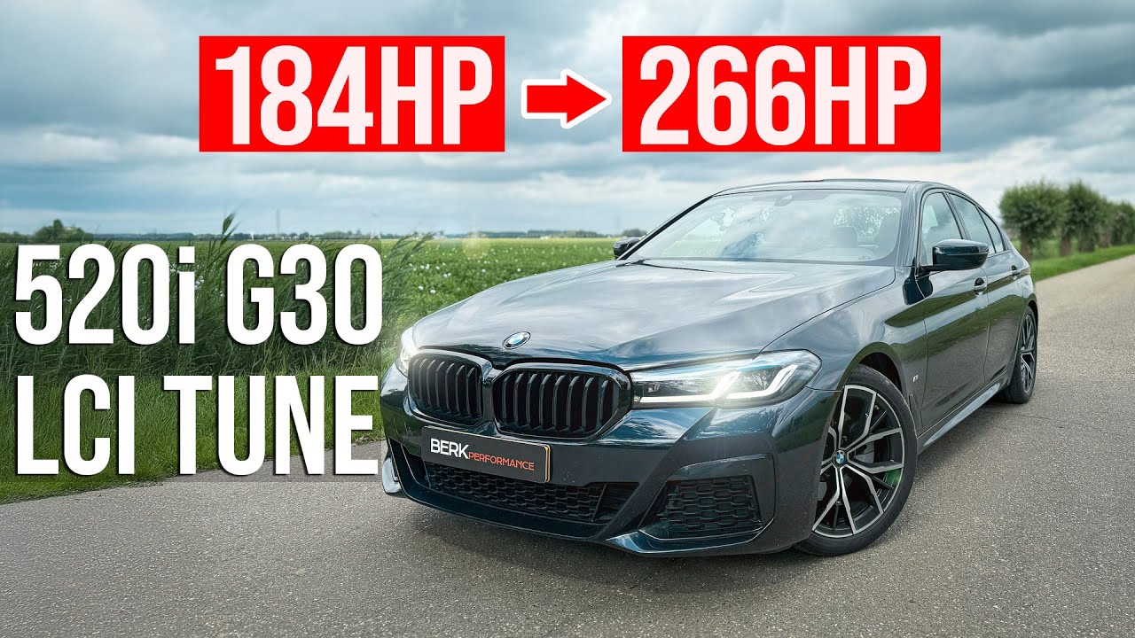 266HP & 380NM Stage 1 BMW 520i G30 LCI B48A | Custom Tune - YouTube