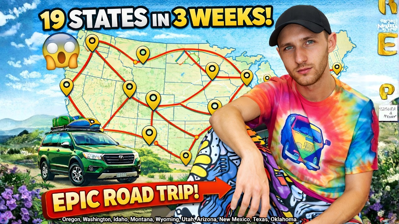 I Went to 19 States in 3 Weeks - Road Trip - YouTube