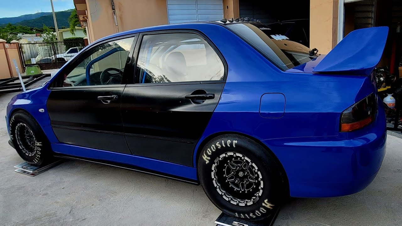 1000 HP Evo 8 car progress through time - YouTube