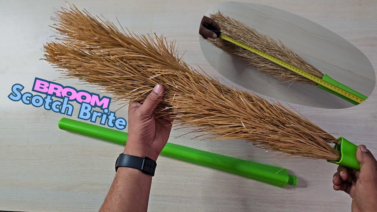 Scotch Brite Broom with Long Handle - Unboxing | From Amazon Under Rs ...