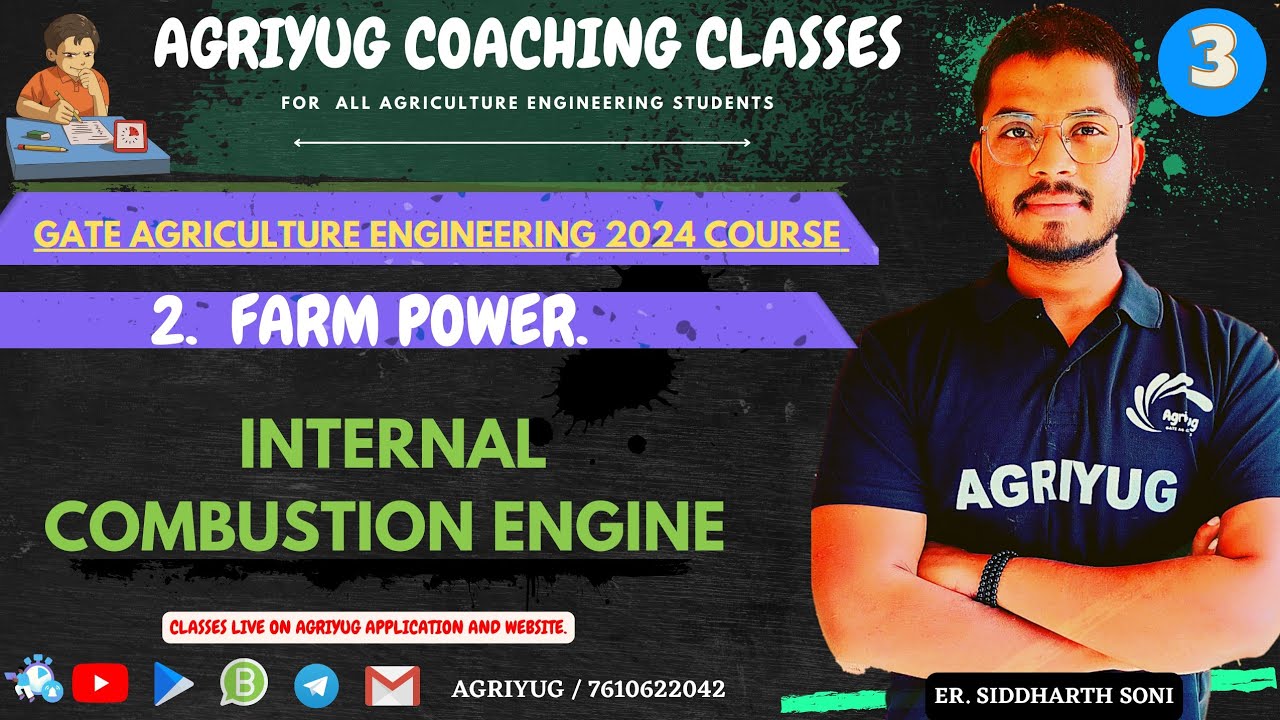 Lec 3 | Internal Combustion Engine | Farm power # ...