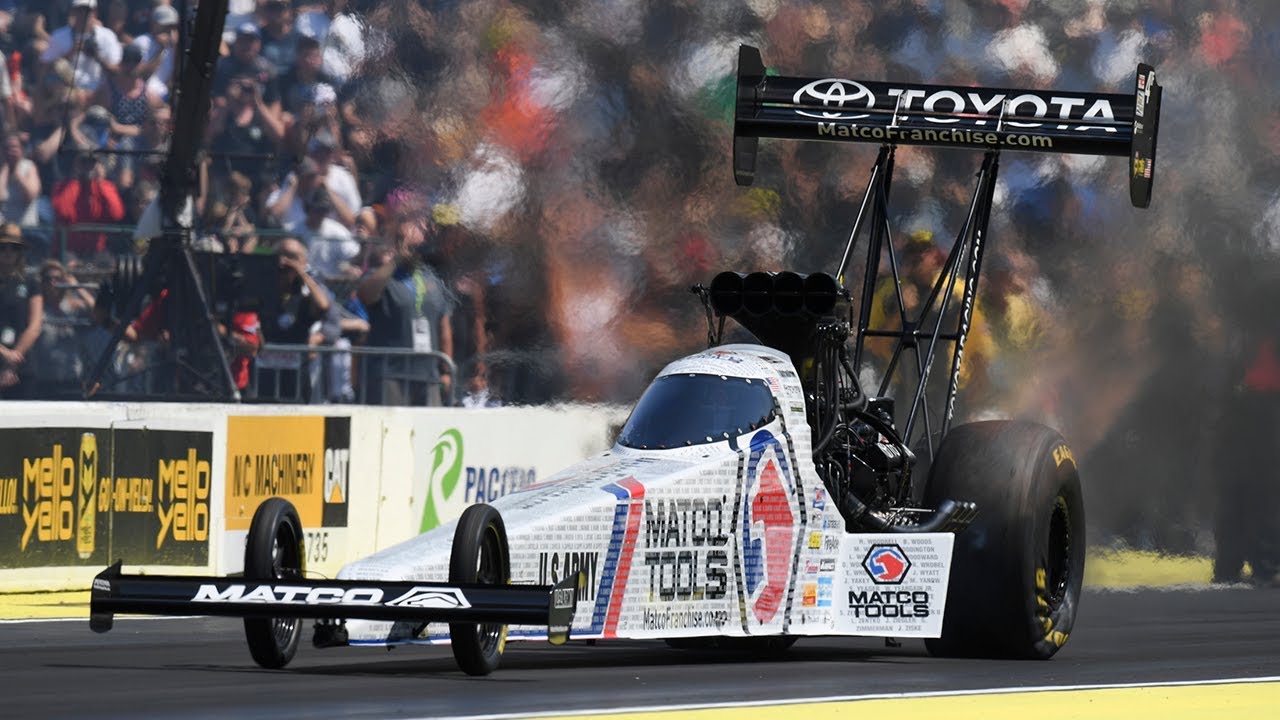 Antron Brown races to his 50th Top Fuel win - YouTube