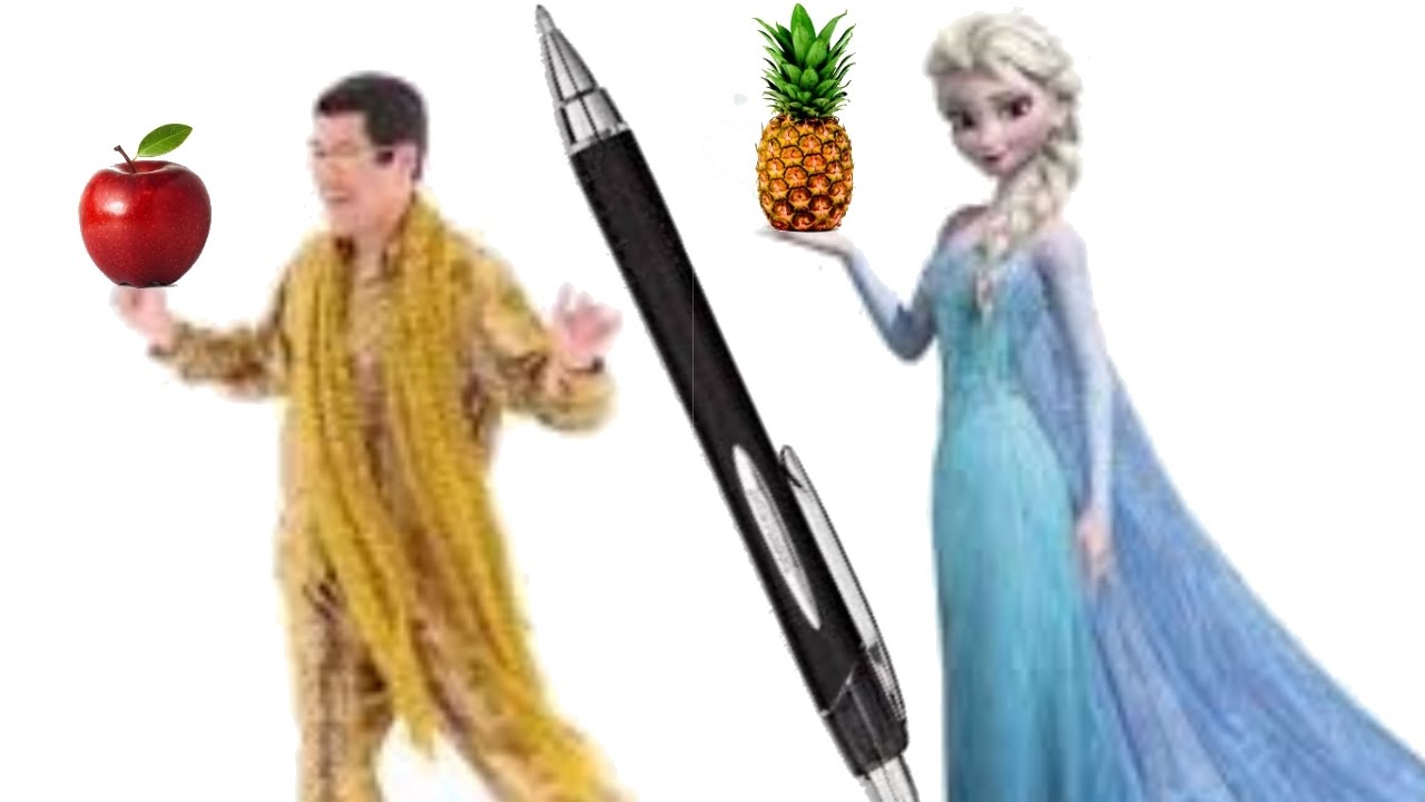 Elsa Meets the PPAP Guy! HILARIOUS VIDEO! - YouTube