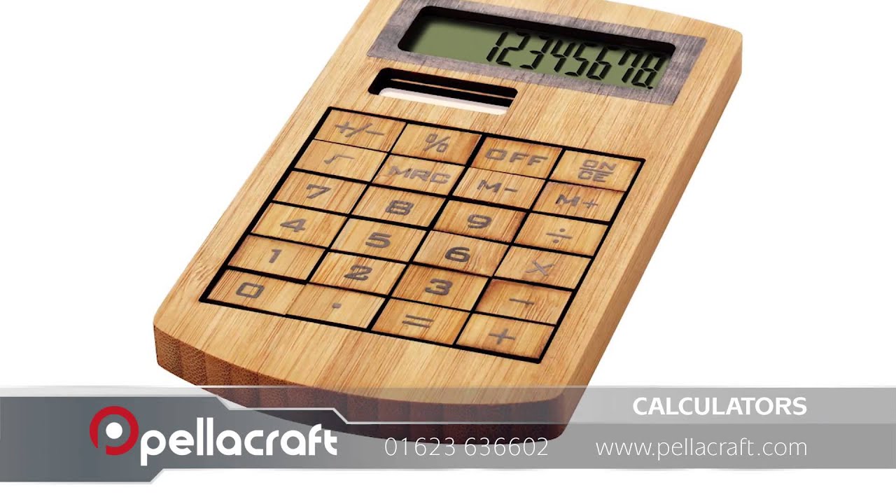Promotional Branded Calculators - YouTube