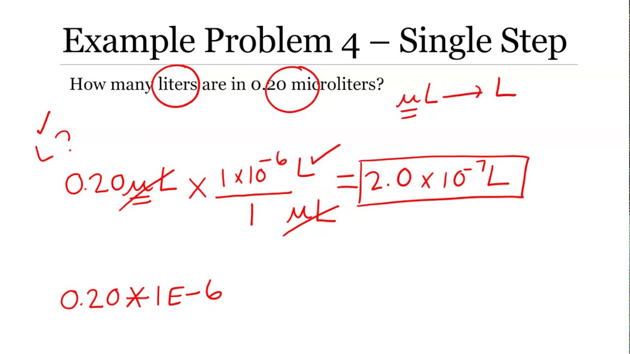 Example Problem 4 - Metric System - YouTube