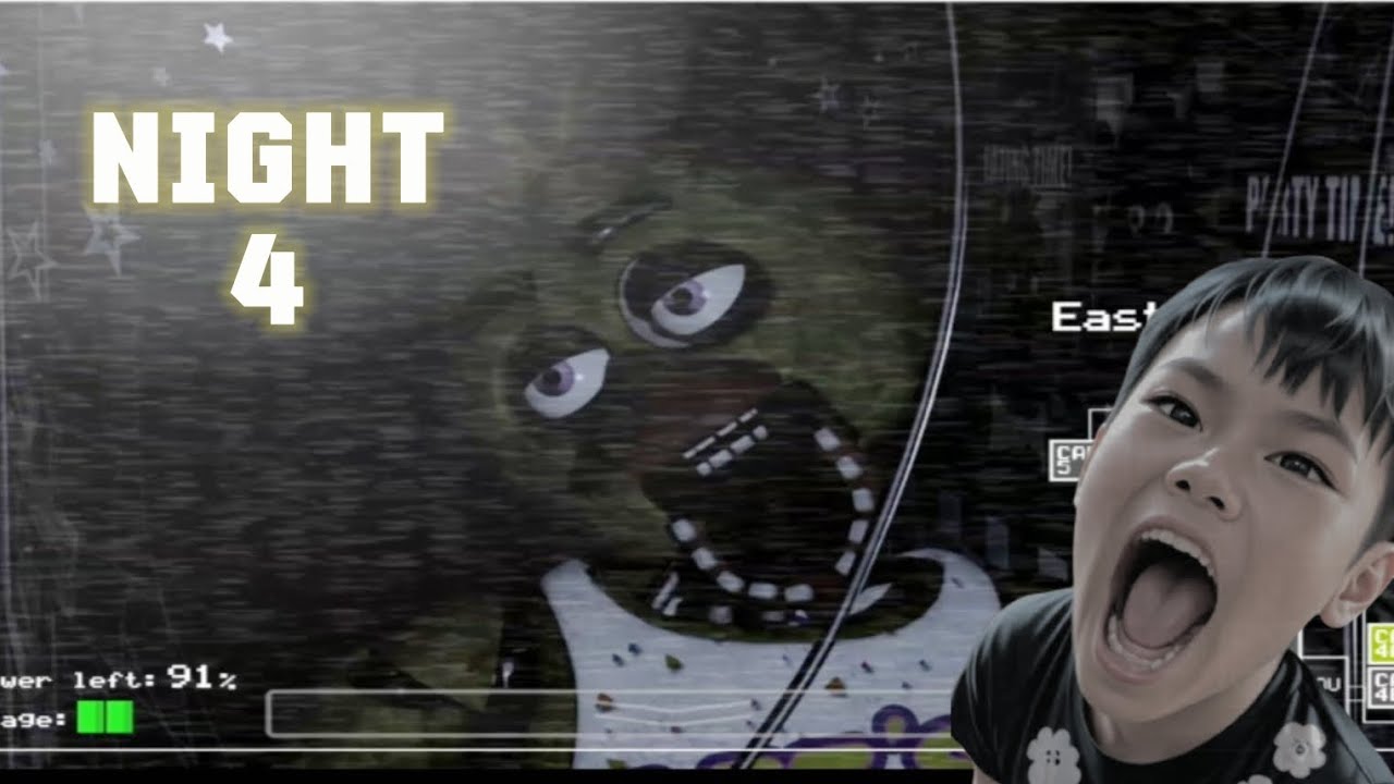 NIGHT 4 in FNAF | Will I Survive the Night | Five Nights at Freddy ...