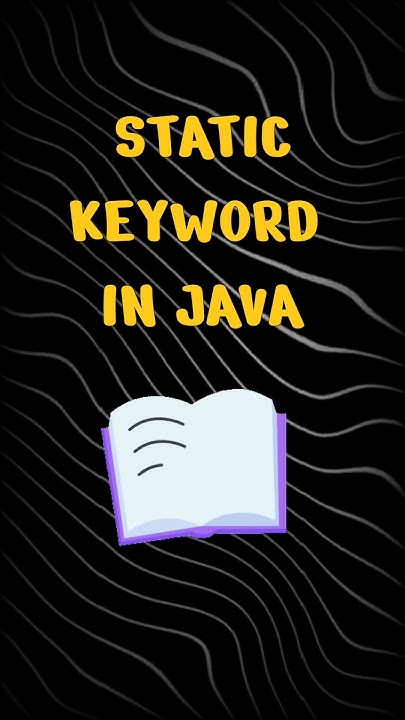 Static keyword in java #java #javaprogramming # ...